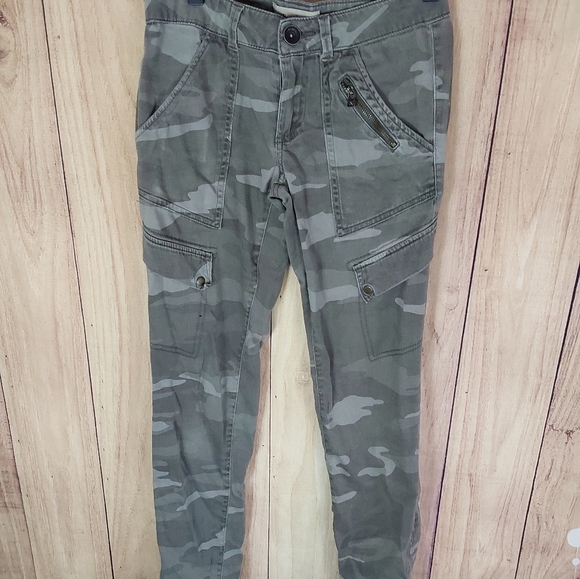 Rewind | Pants & Jumpsuits | Rewind Green Camoarmy Cargo Pants With ...